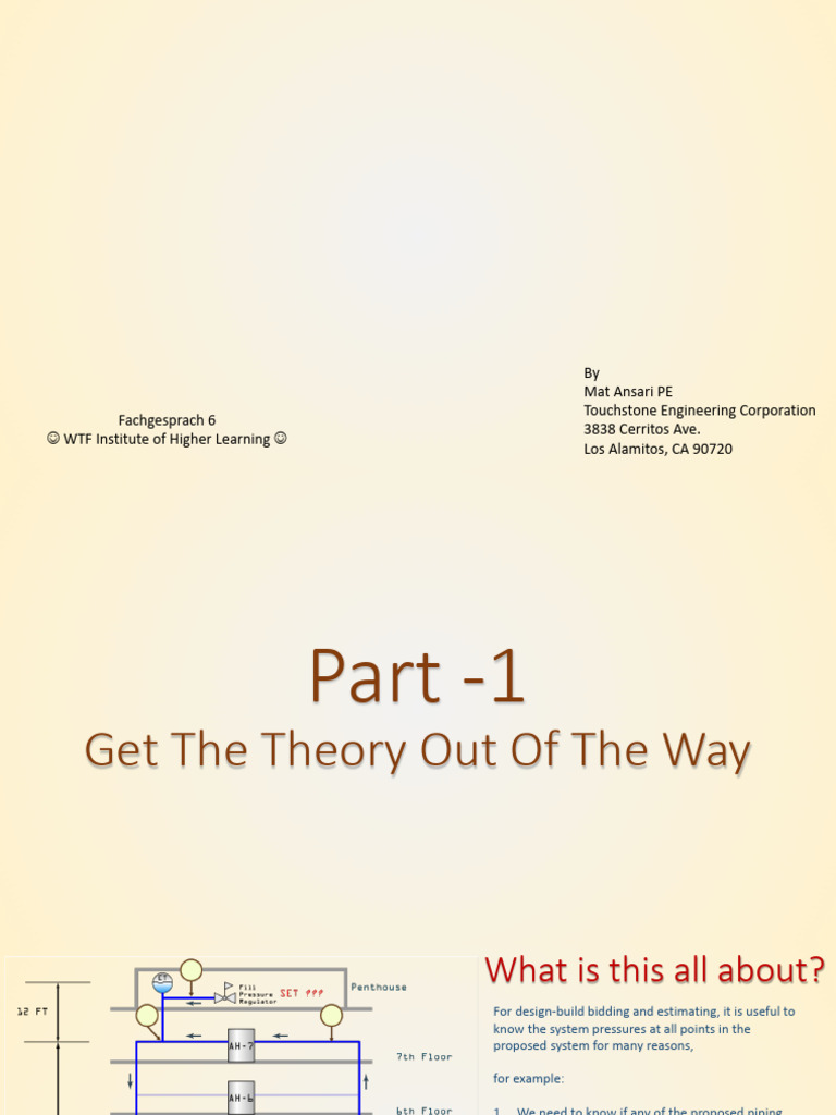 Hydronic System Pressure Basics for HVAC | PDF | Pressure | Mechanical ...