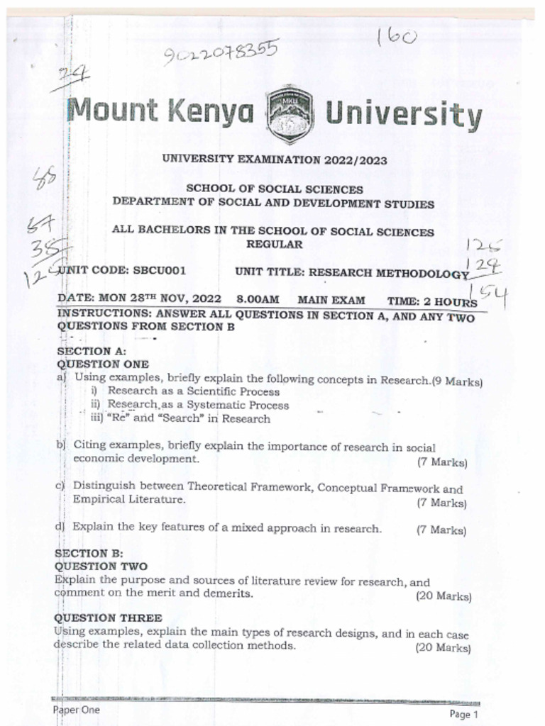 Abcu001 Research Methodology Regular 28th Nov 2022 | PDF