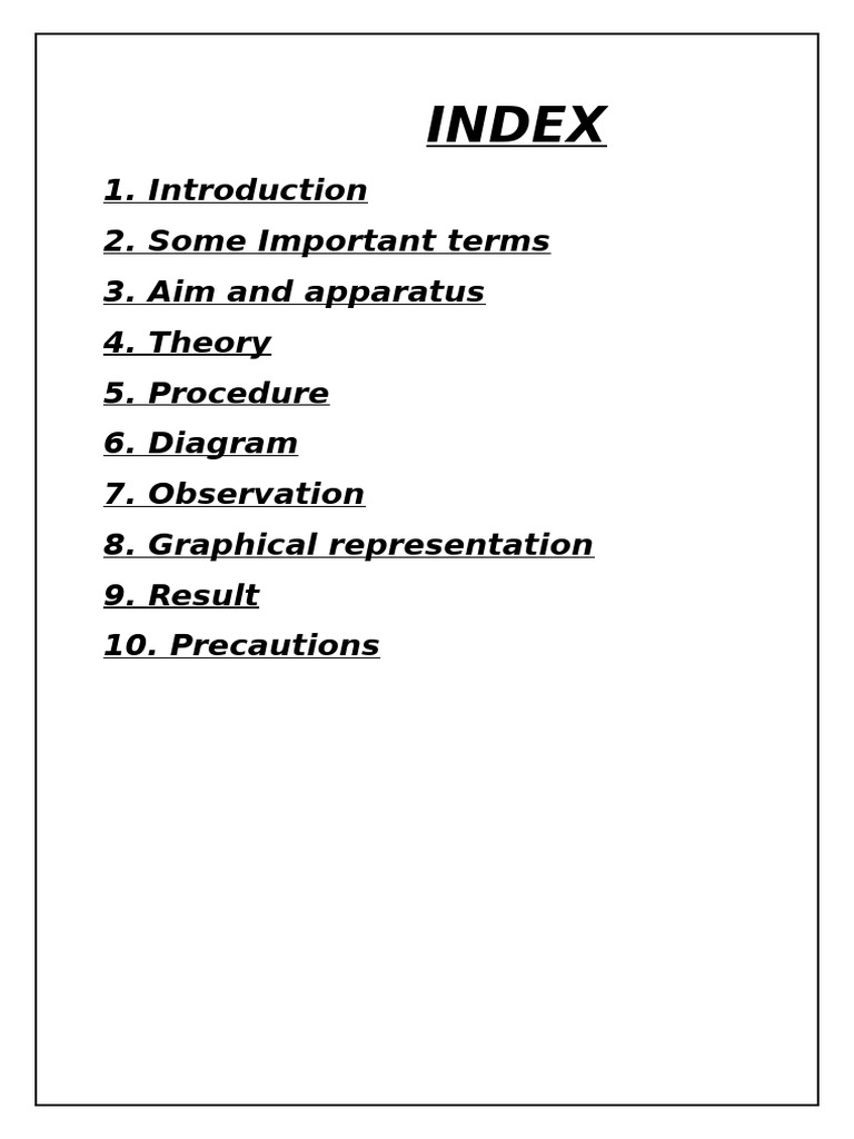 INDEX1 | PDF