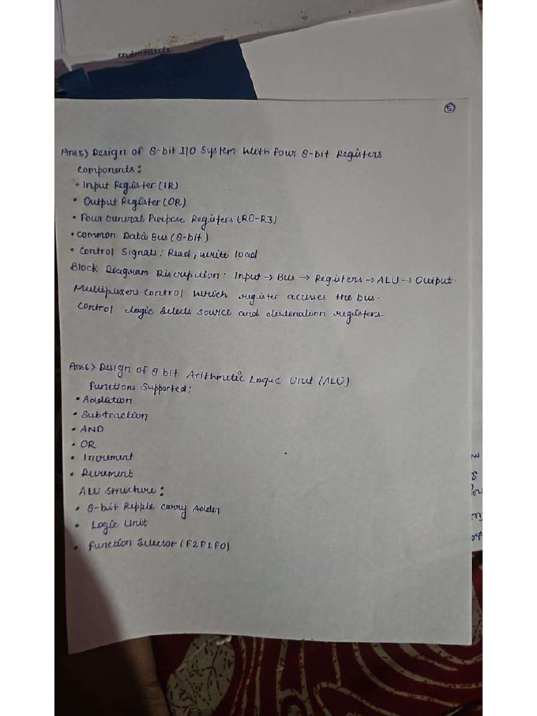 MCA SEM 1 Architecture Notes | PDF