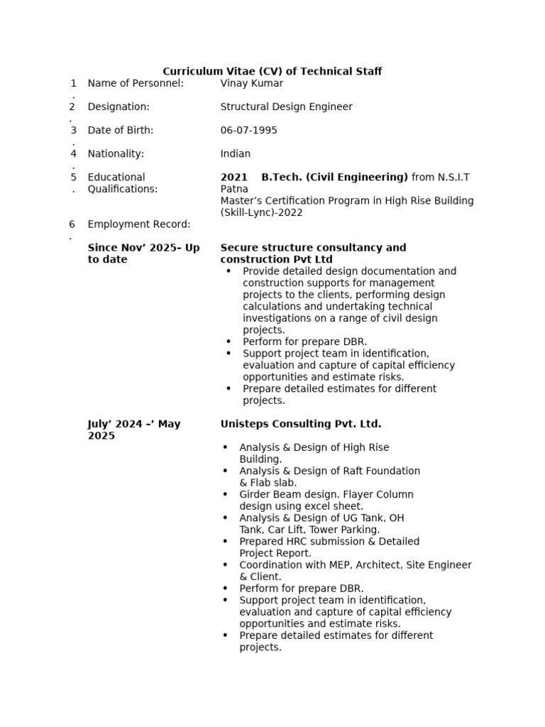 Amit CV | PDF | Business | Engineering