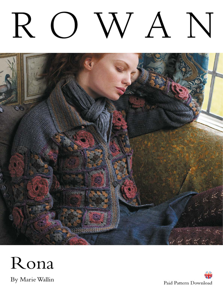 TP128-Downloadable Roman jacket | PDF | Crochet | Seam (Sewing)