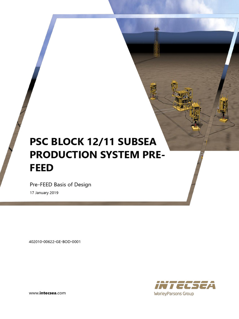 PSC Block 12/11 Subsea Pre-FEED Design | PDF