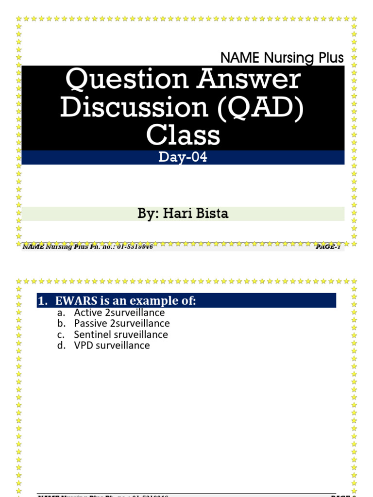 QAD Day 004 | PDF | Pneumonia | Vaccines