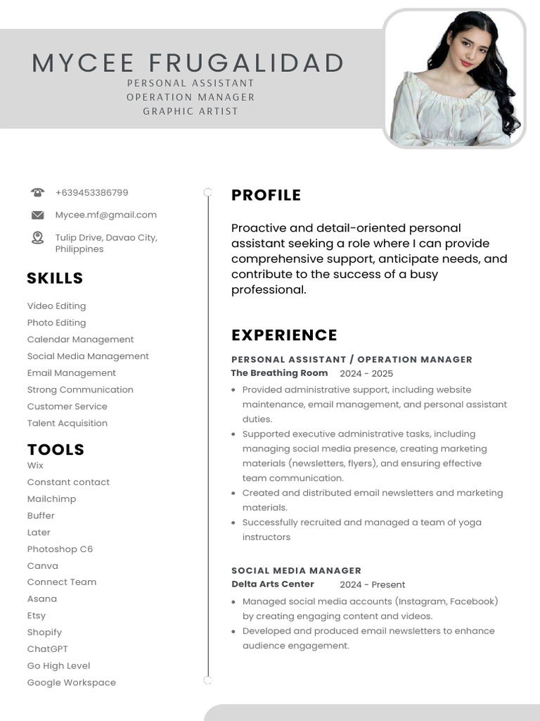 Resume - Mycee Frugalidad | PDF