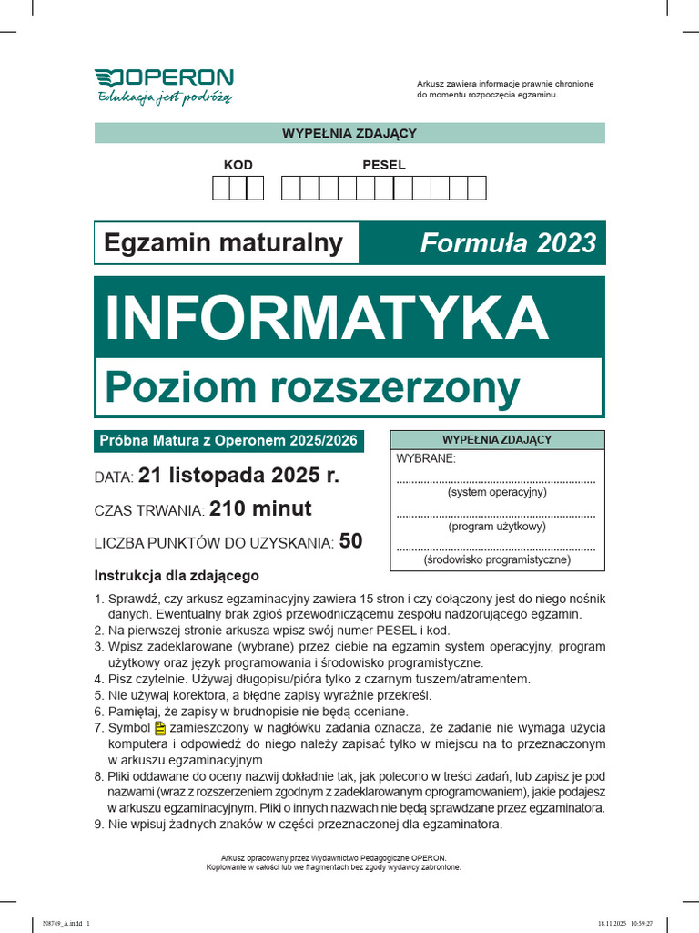 Wiad 696092 001 - 016 N8749 LO EGZ INF 4ZR - BODY | PDF