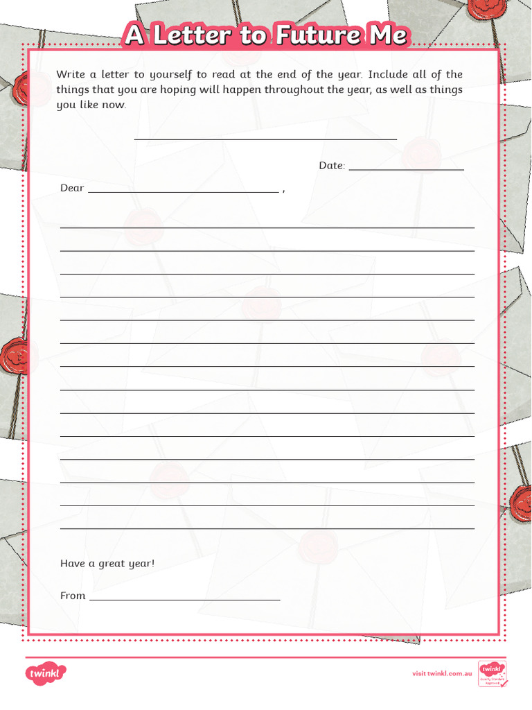 Unit 1 - Main A Letter To Future Me | PDF