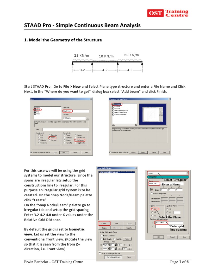 Lesson 2 - Simple Continuous Beam Analysis | PDF | Beam (Structure ...
