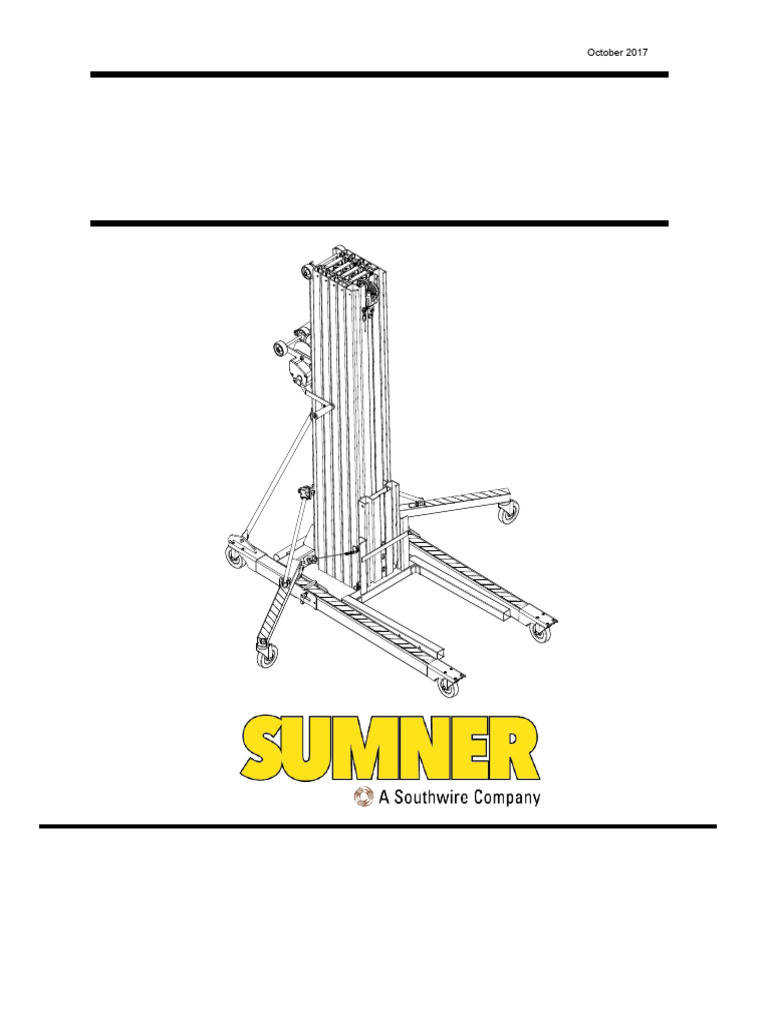 2000 Series Material Lift Parts Manual | PDF | Wheeled Vehicles | Car ...