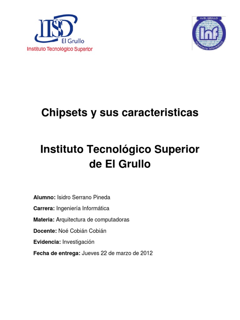 Chipsets y Sus Caracteristicas | PDF | Microprocesador | Ingeniería Electrónica