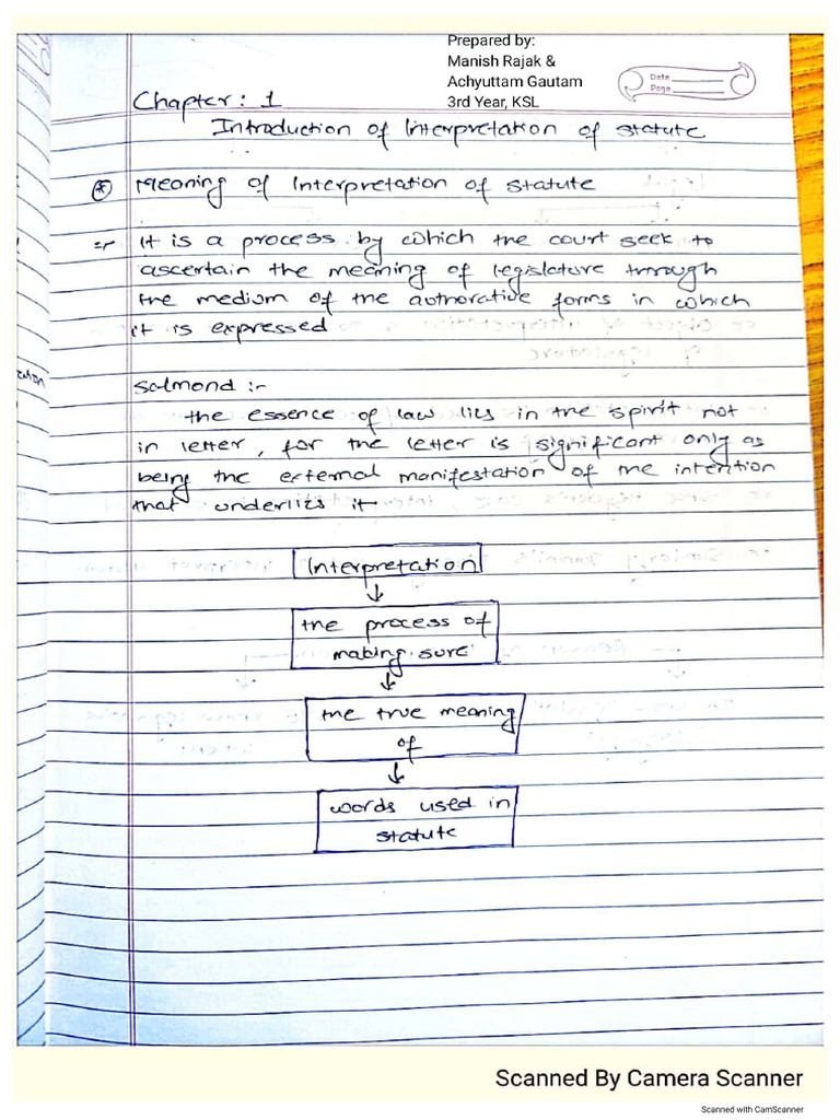 Interpretation Note Board Exam | PDF