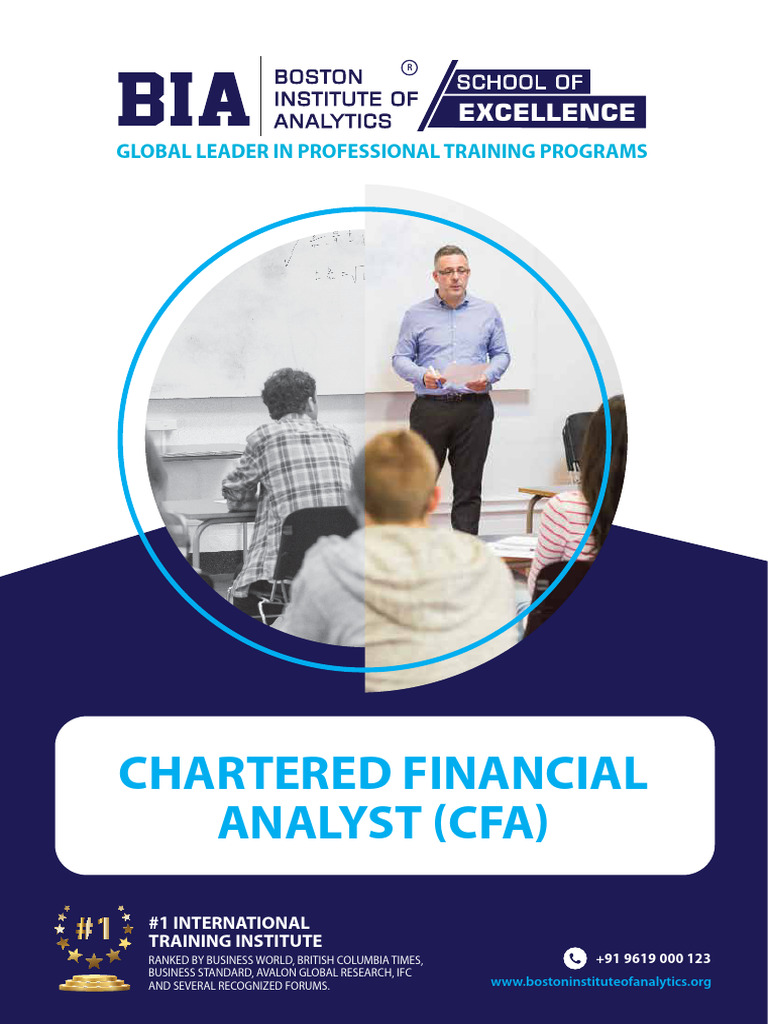 BIA Brochure - Chartered Financial Analyst (CFA) - Offline (3) | PDF ...