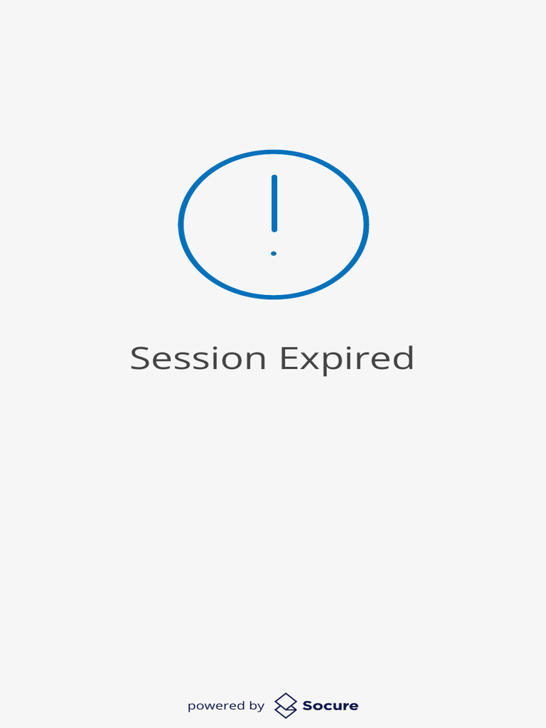 Error Session Expired Secure Document Capture App | PDF