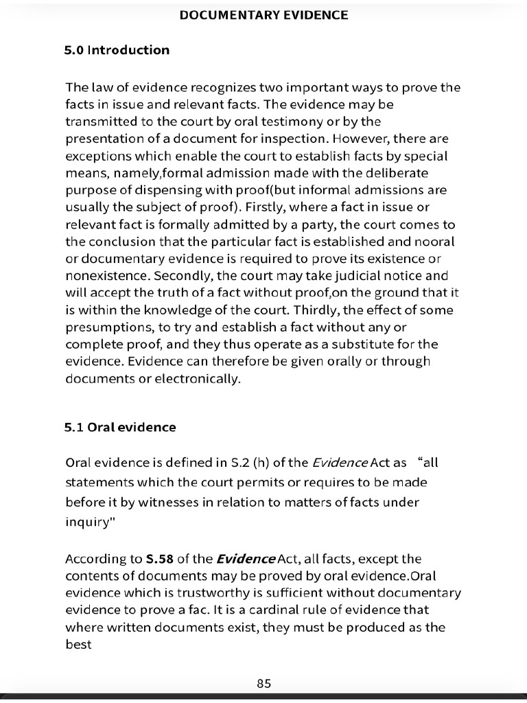 Documentary Evidence 2 | PDF