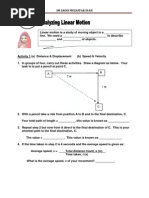 Grade 8 Physics Worksheet | PDF | Velocity | Speed