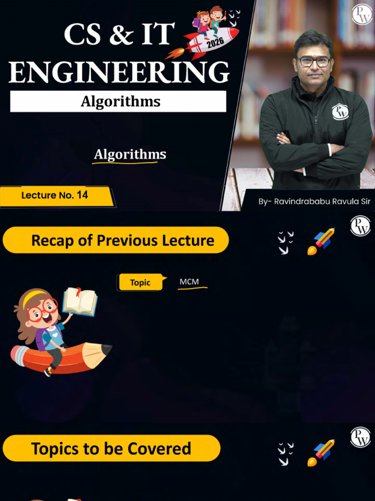 Algorithms 14 Class Notes | PDF