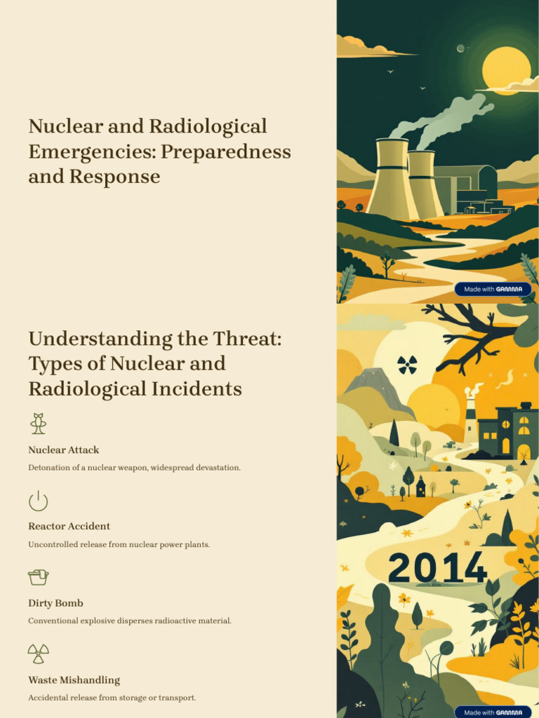 Nuclear and Radiological Emergencies Preparedness and Response | PDF ...