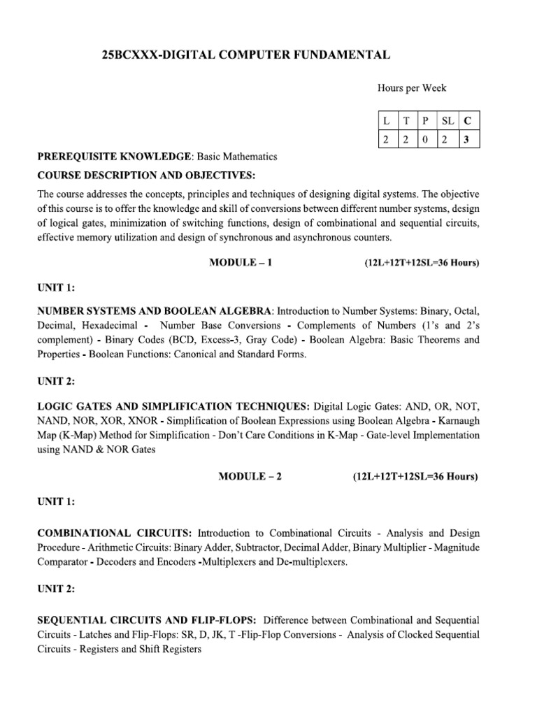 Digital Computer Fundamentals | PDF