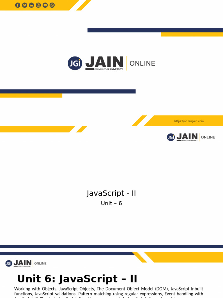 JavaScript Objects and DOM Basics | PDF | Document Object Model ...