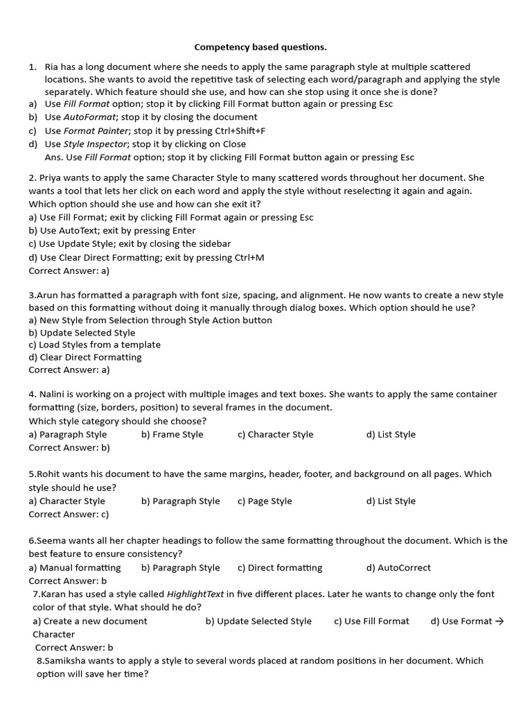 Mastering LibreOffice Styles and Formatting | PDF | Button (Computing ...