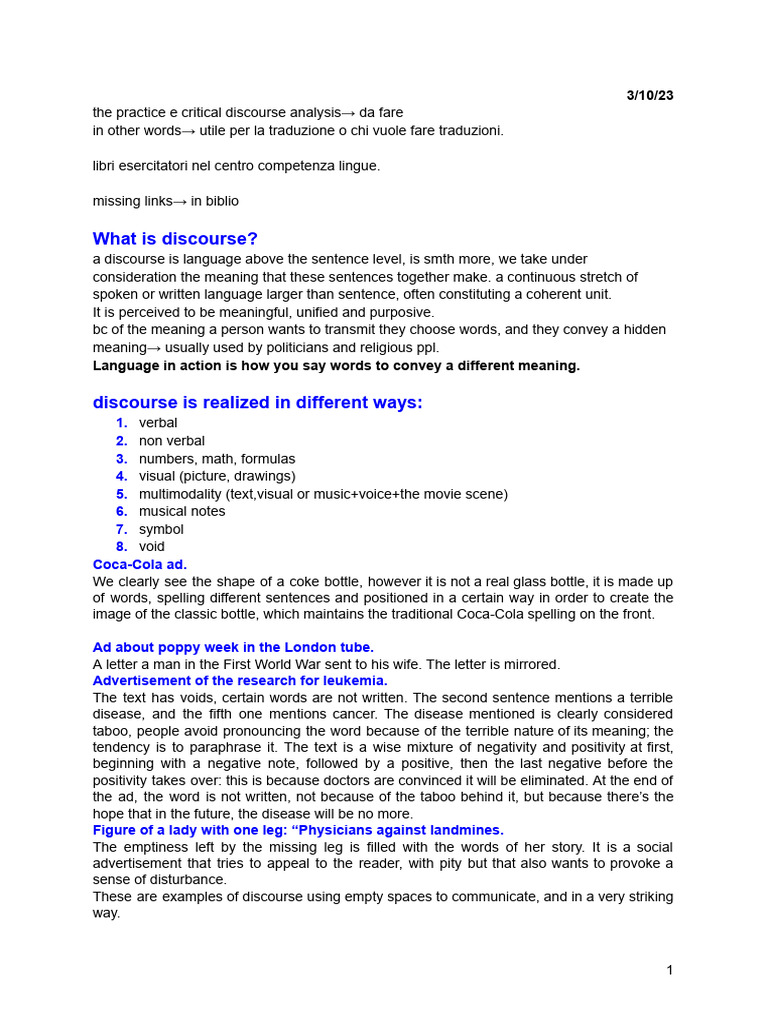 Understanding Critical Discourse Analysis | PDF | Human Communication ...