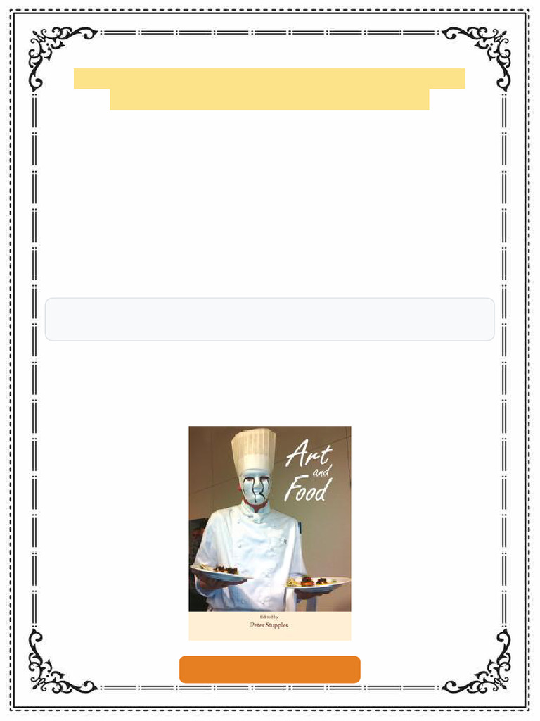 Art and Food 1st Edition Peter Stupples ebook full story edition | PDF ...
