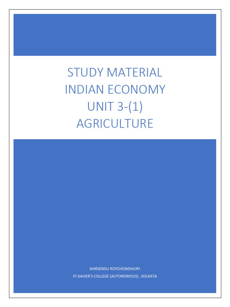 Agriculture | PDF | Food Security | Malnutrition