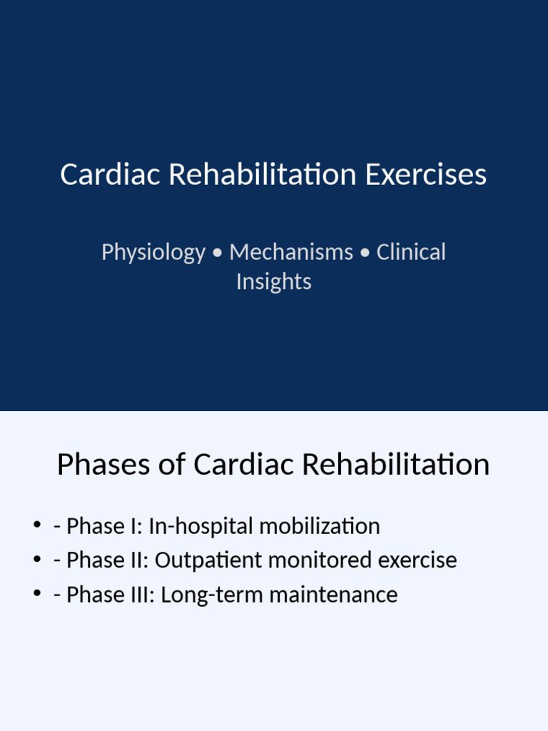 Cardiac Rehab Designed | PDF