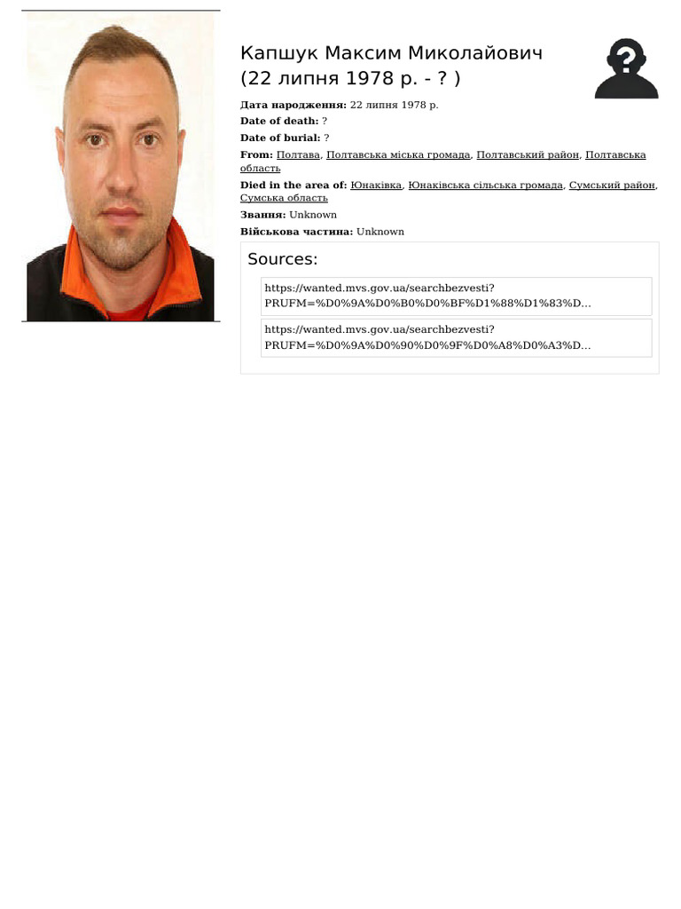 Soldier Profile | PDF