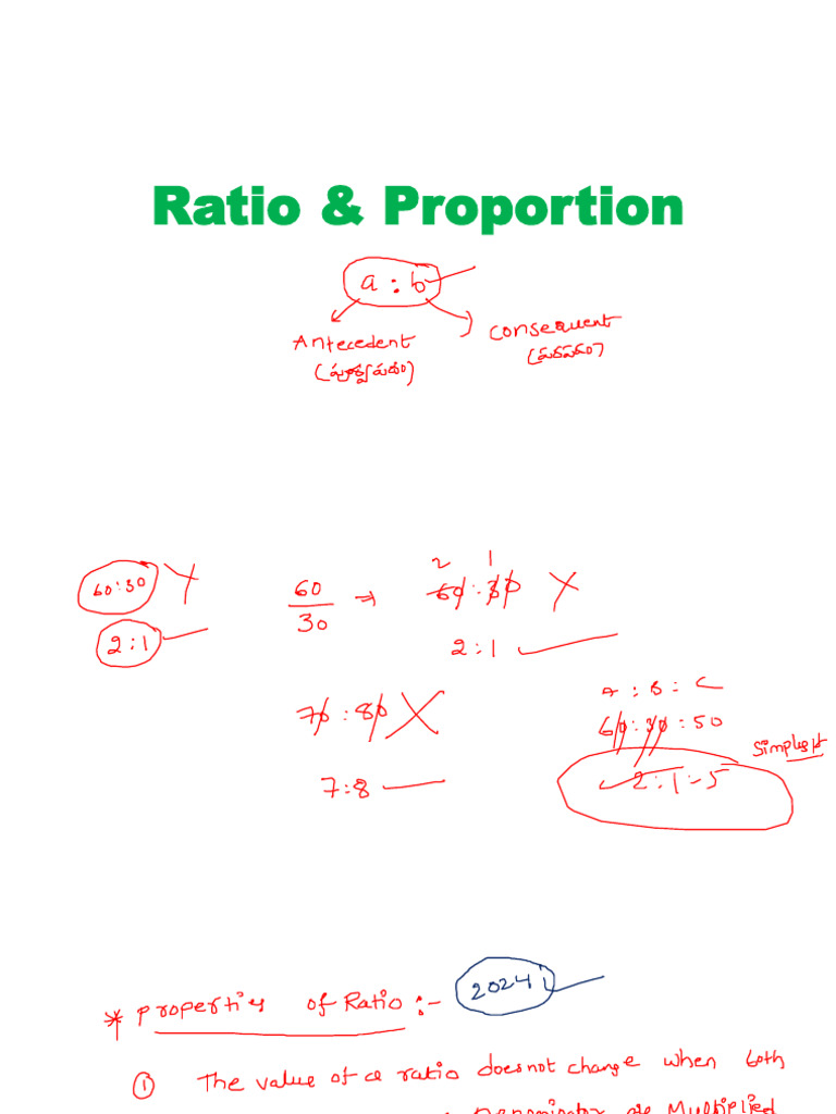 2.ratio Proportion | PDF