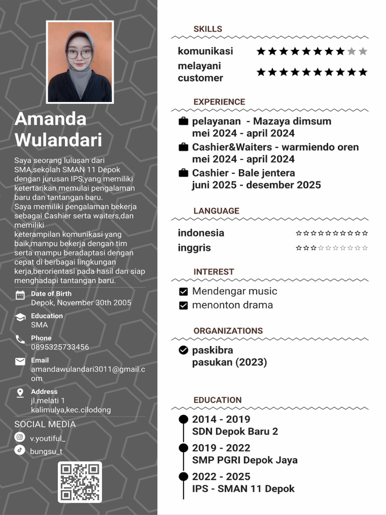 CV Amanda | PDF