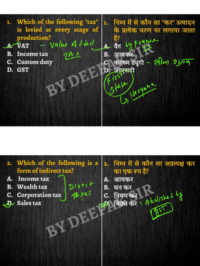 Eco Practice Class 04 (Class Notes) | PDF
