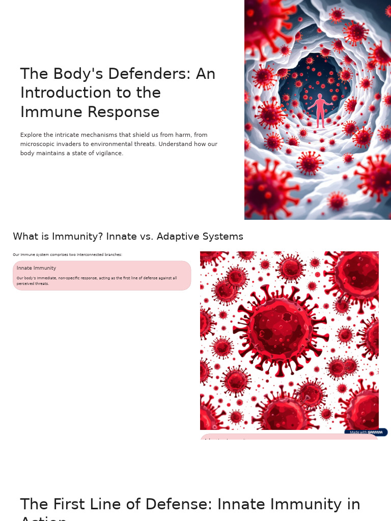 Understanding the Immune System Basics | PDF | Immune System | Innate ...