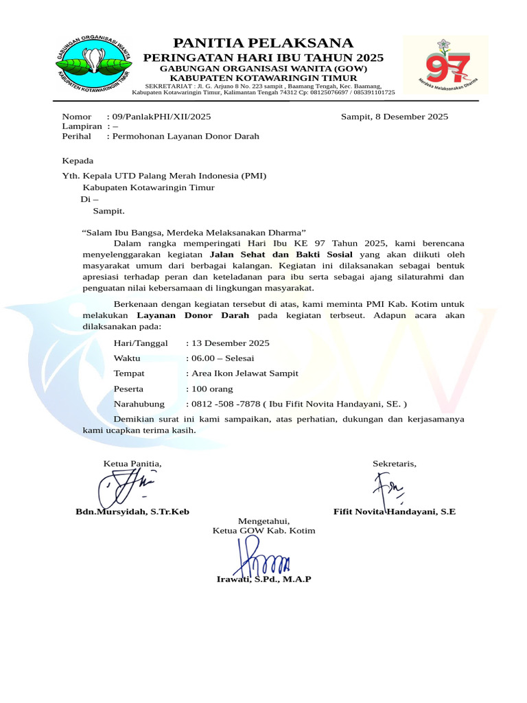 Surat Pmi Satpol | PDF