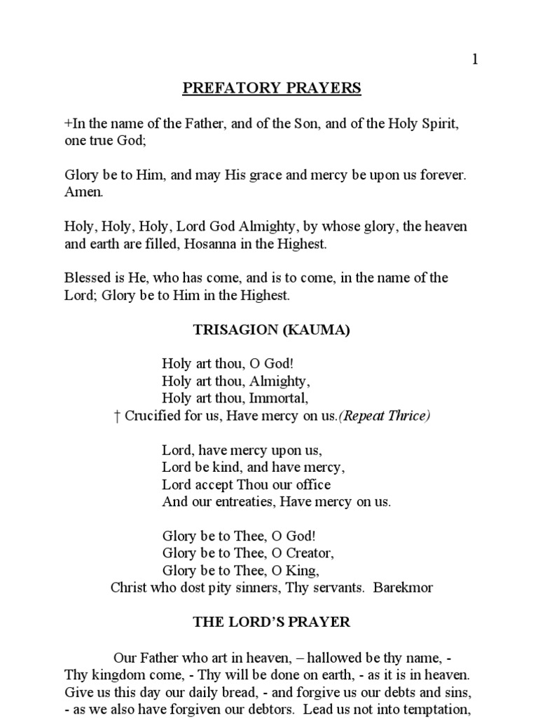 Common Prayer Book | PDF | Glory (Religion) | Mercy