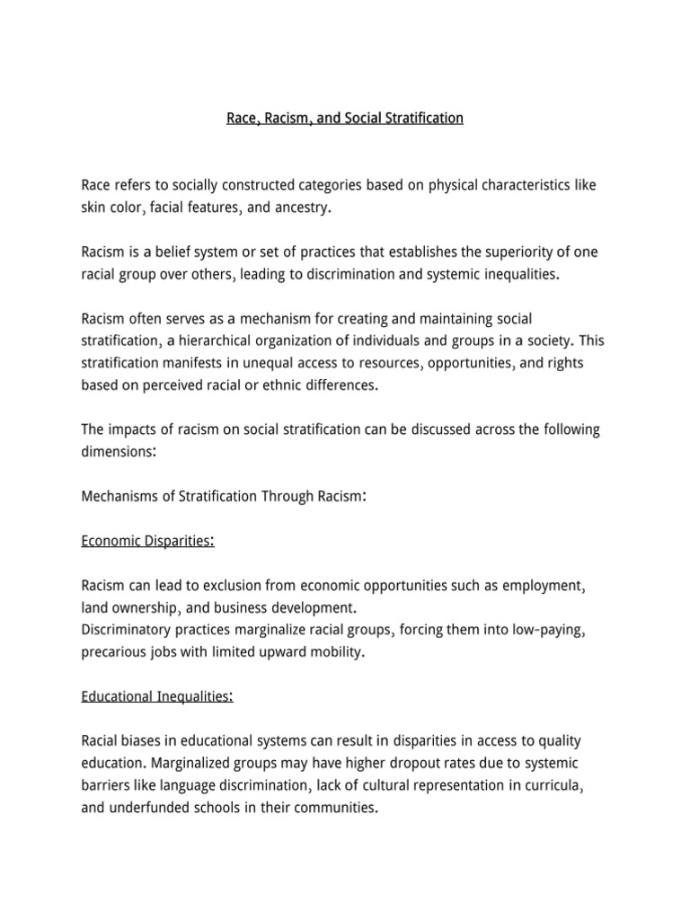 Race | PDF