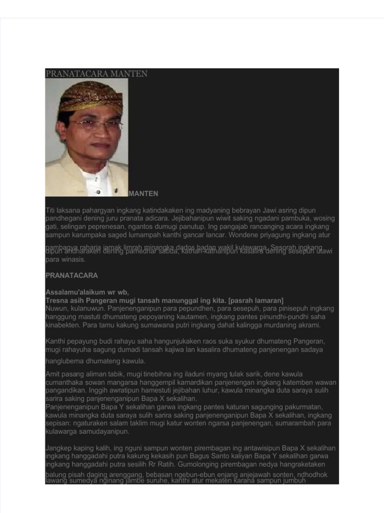 PDF Pranatacara Manten Compress | PDF