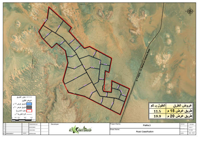 Master Plan With Road Classification | PDF