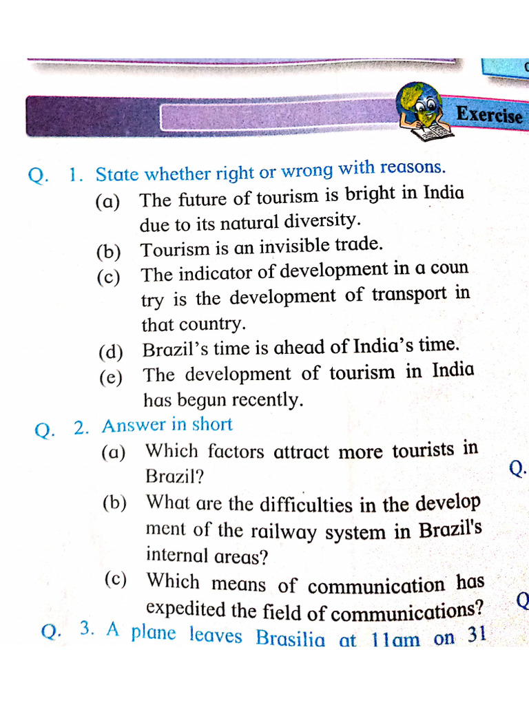 Geography Tourism Notes | PDF