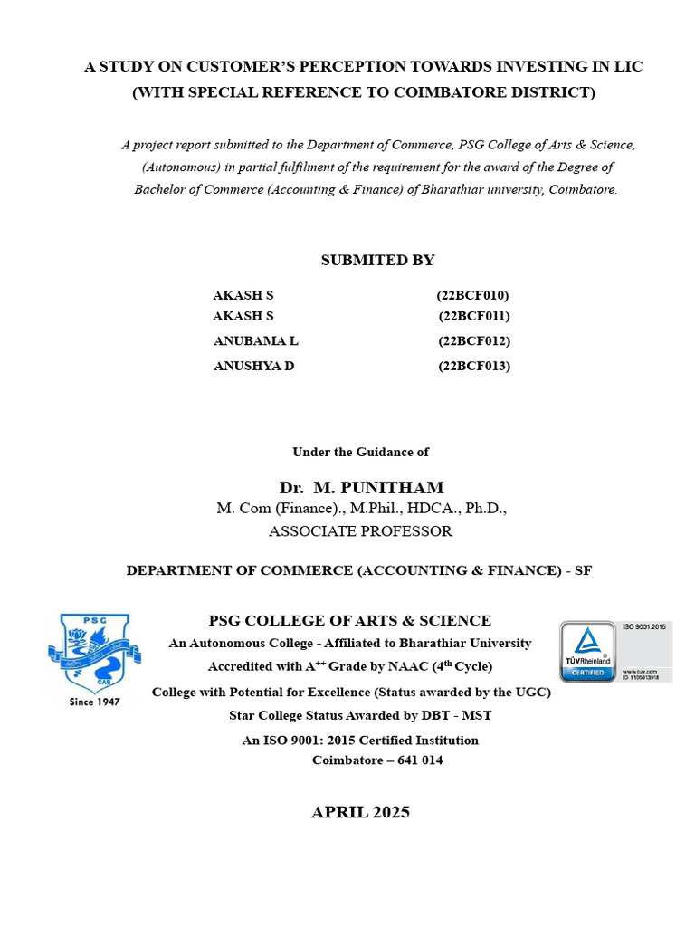 Project -Front Pages 2024-2025 Final | PDF