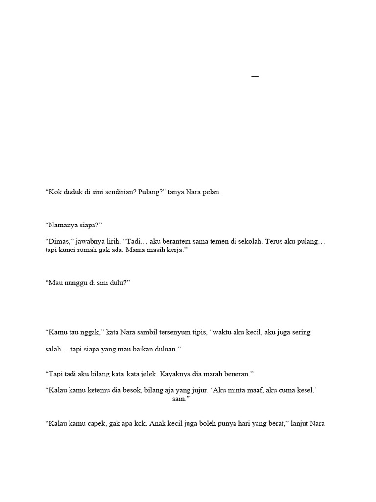 Kopi Senja Di Beranda Kecil | PDF