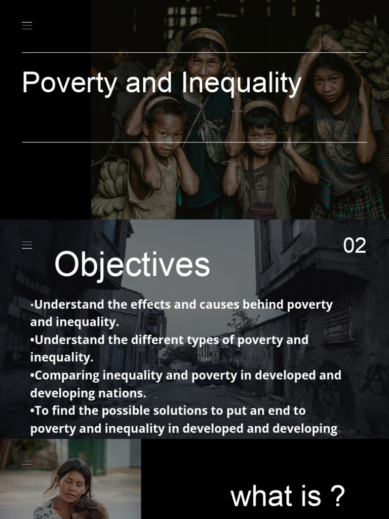 Causes and Solutions for Poverty & Inequality | PDF | Poverty | Poverty ...