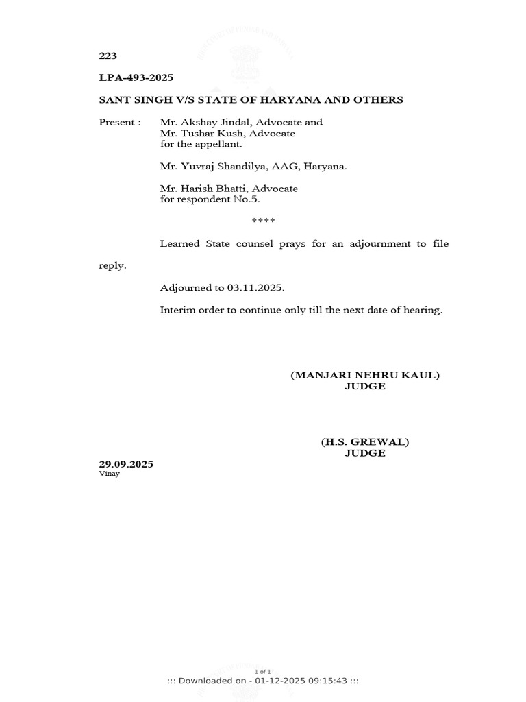 Lpa 493 2025 29 09 2025 Interim Order | PDF