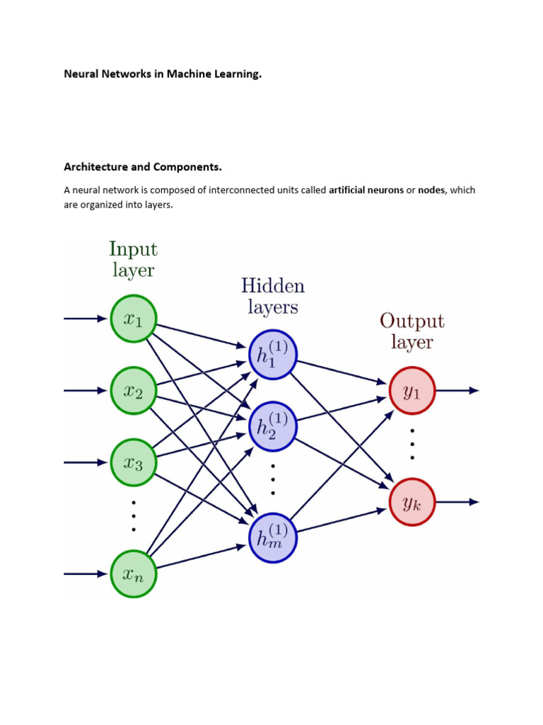 Neural Networks in Machine Learning | PDF | Machine Learning ...