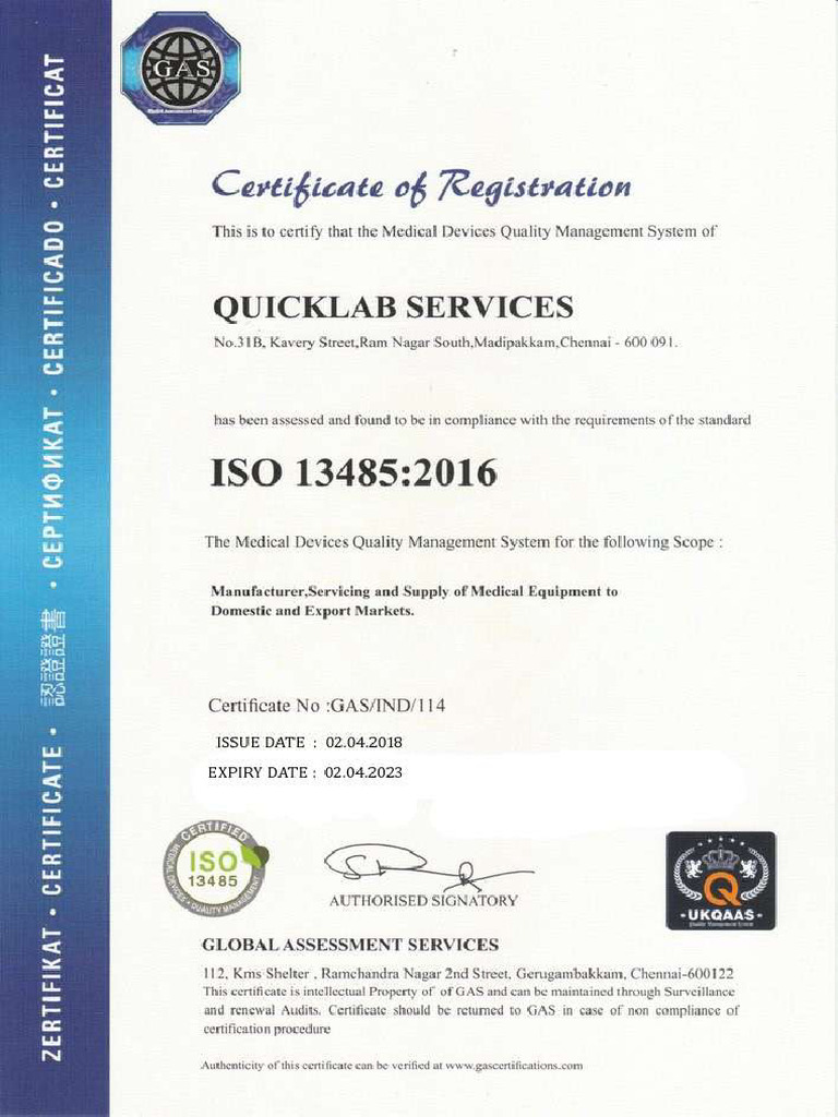Iso Certificate | PDF