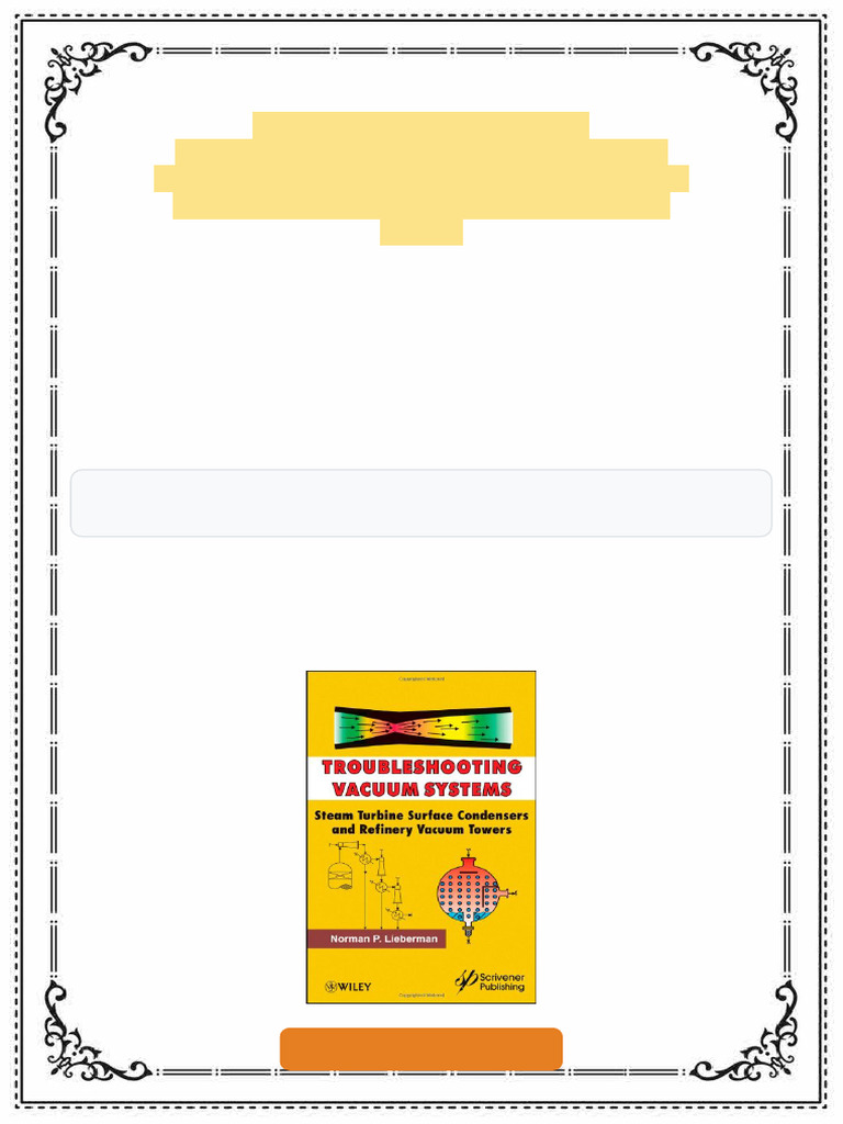 Troubleshooting Vacuum Systems Steam Turbine Surface Condensers and ...