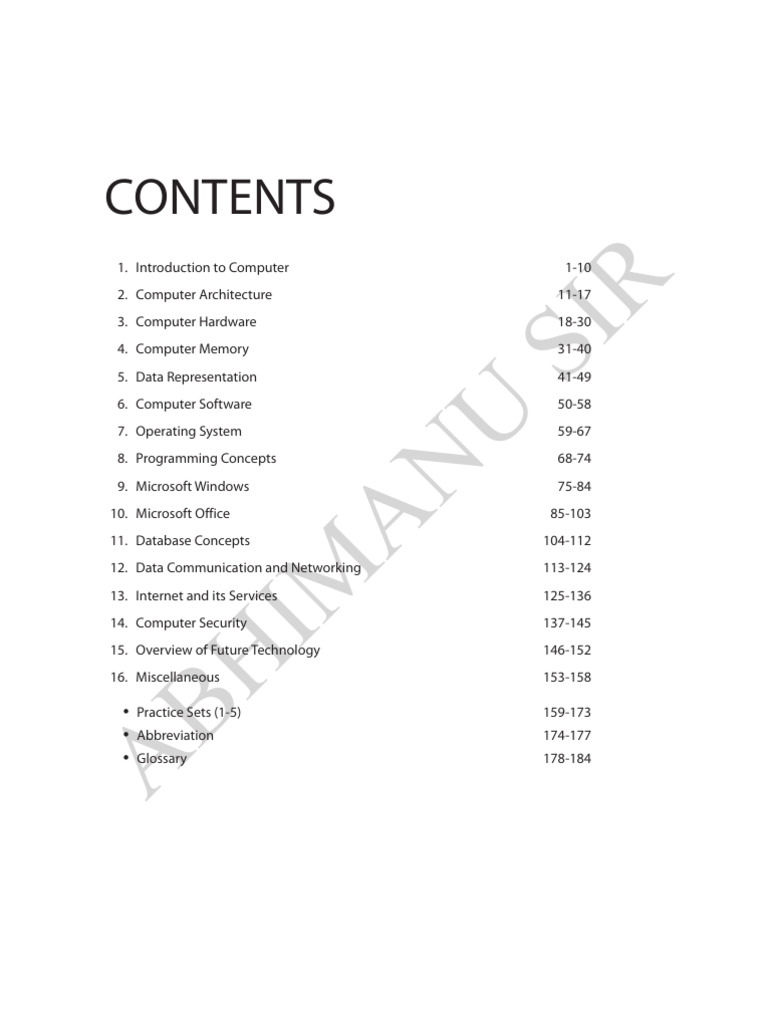 Computer Arihant Eng | PDF | Personal Computers | Integrated Circuit