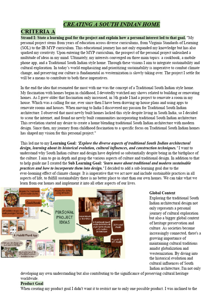 Personal Project Level 7 Sample (2023-2024) (Vrishank) | PDF | Critical ...