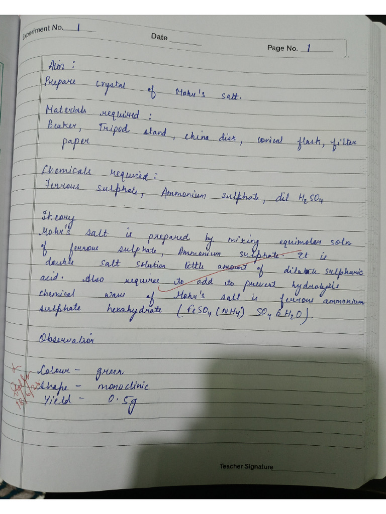 Chem Lab Manual | PDF