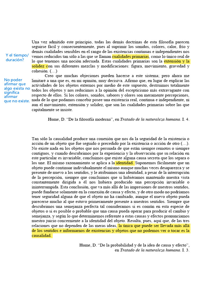 Texto de Hume_Sobre cualidades, causalidad y simpatía, de Wittgenstein ...